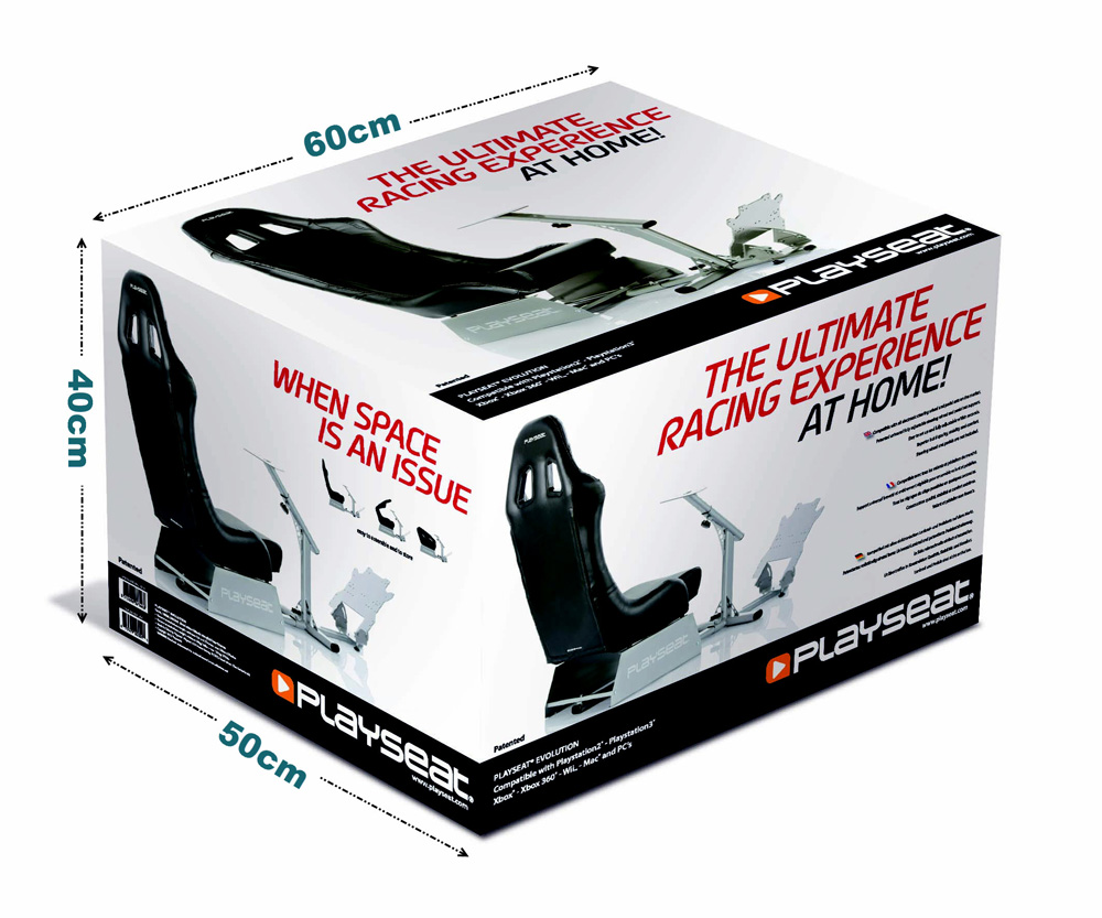 Playseat Evolution Black 進化版模擬賽車架(黑) - 2000Fun商城 香港人既遊戲店